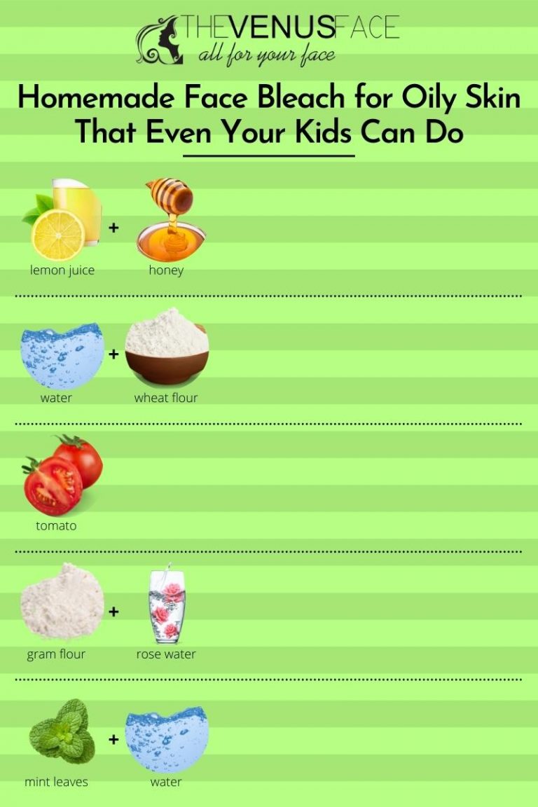 Homemade Face Bleach for Oily Skin That Even Your Kids Can Do