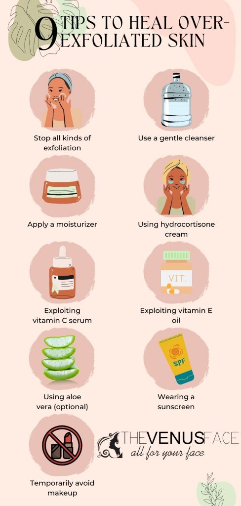 How to Heal Over-Exfoliated Skin With 9 Tips