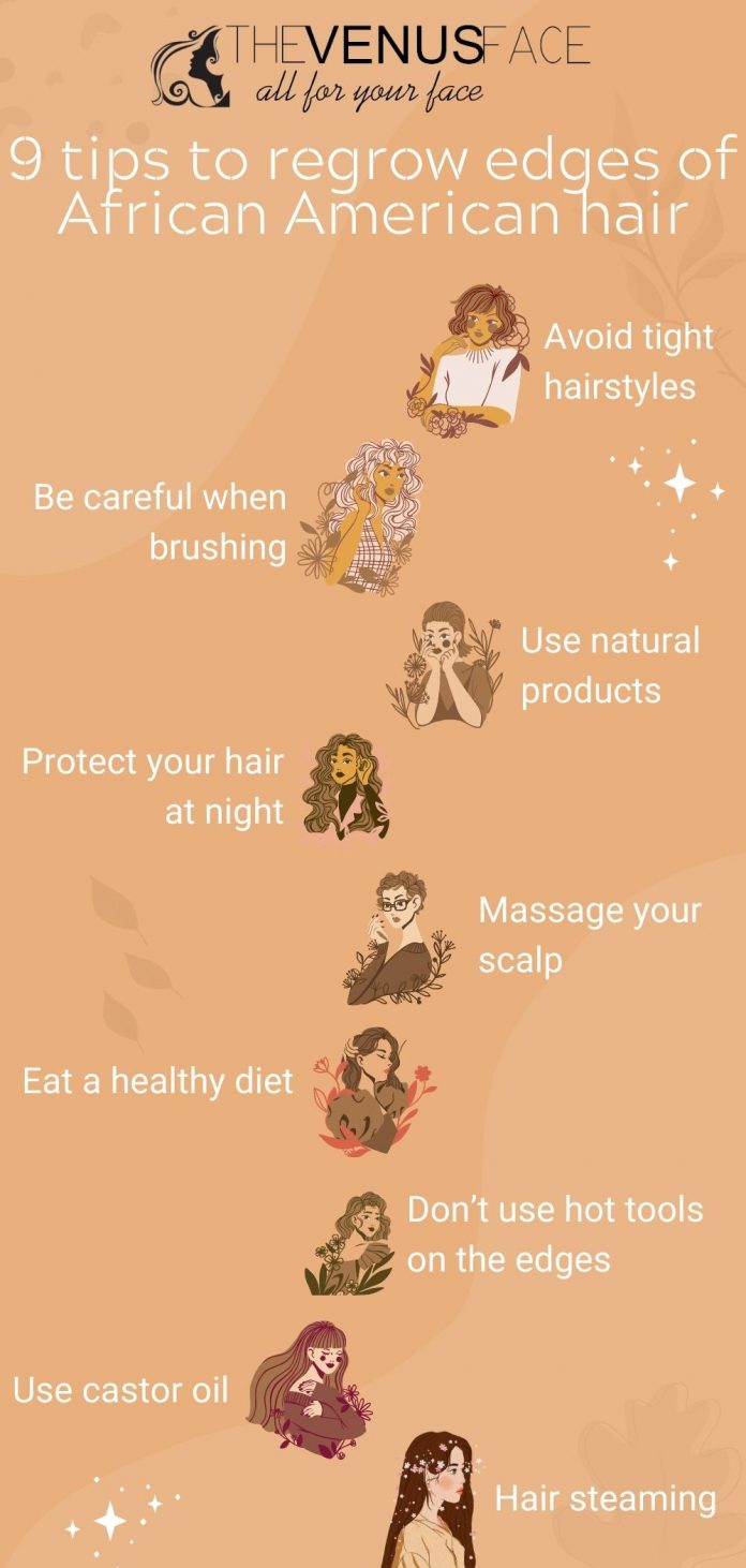 How to Regrow Edges of African American Hair w/ 9 Tips