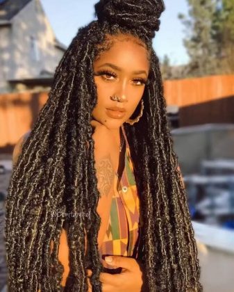 70 Butterfly Locs With Color Photos 2024 for Haircut Inspiration