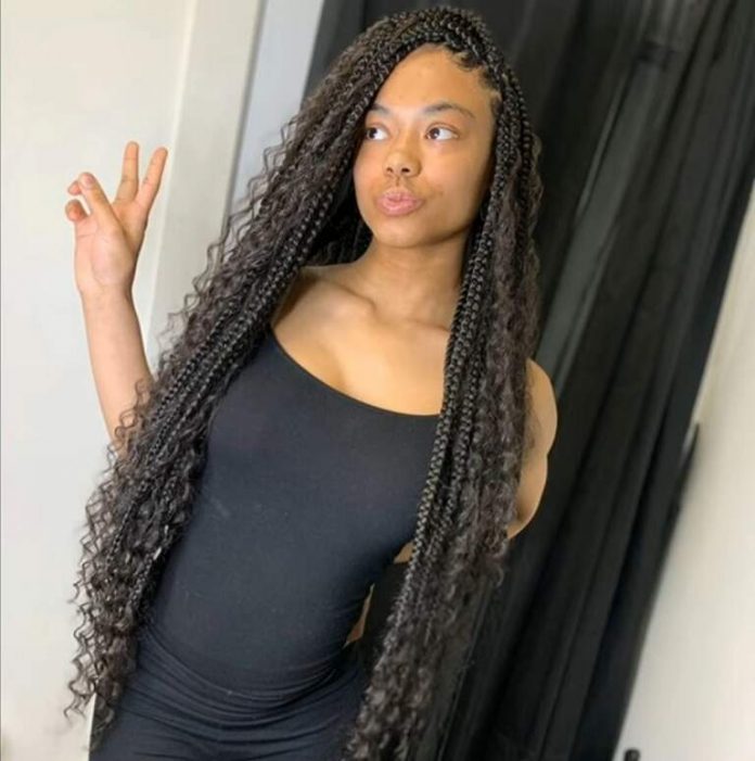 dark red knotless braid thevenusface - The Venus Face